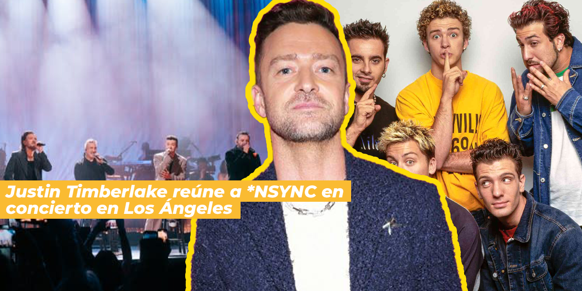 Justin Timberlake reúne a *NSYNC en concierto en Los Ángeles - Antena8